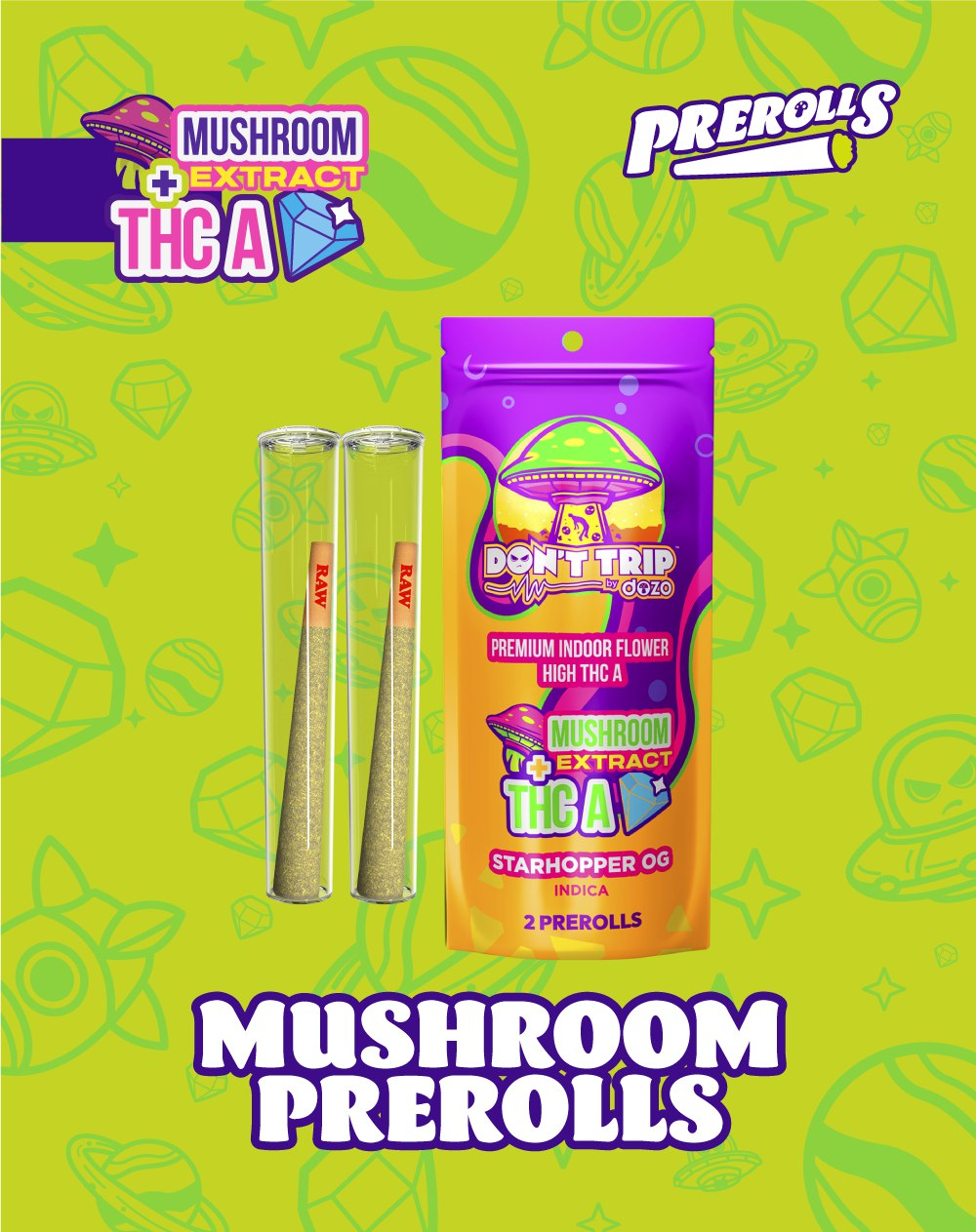 Mushroom preroll – hippy-house.store