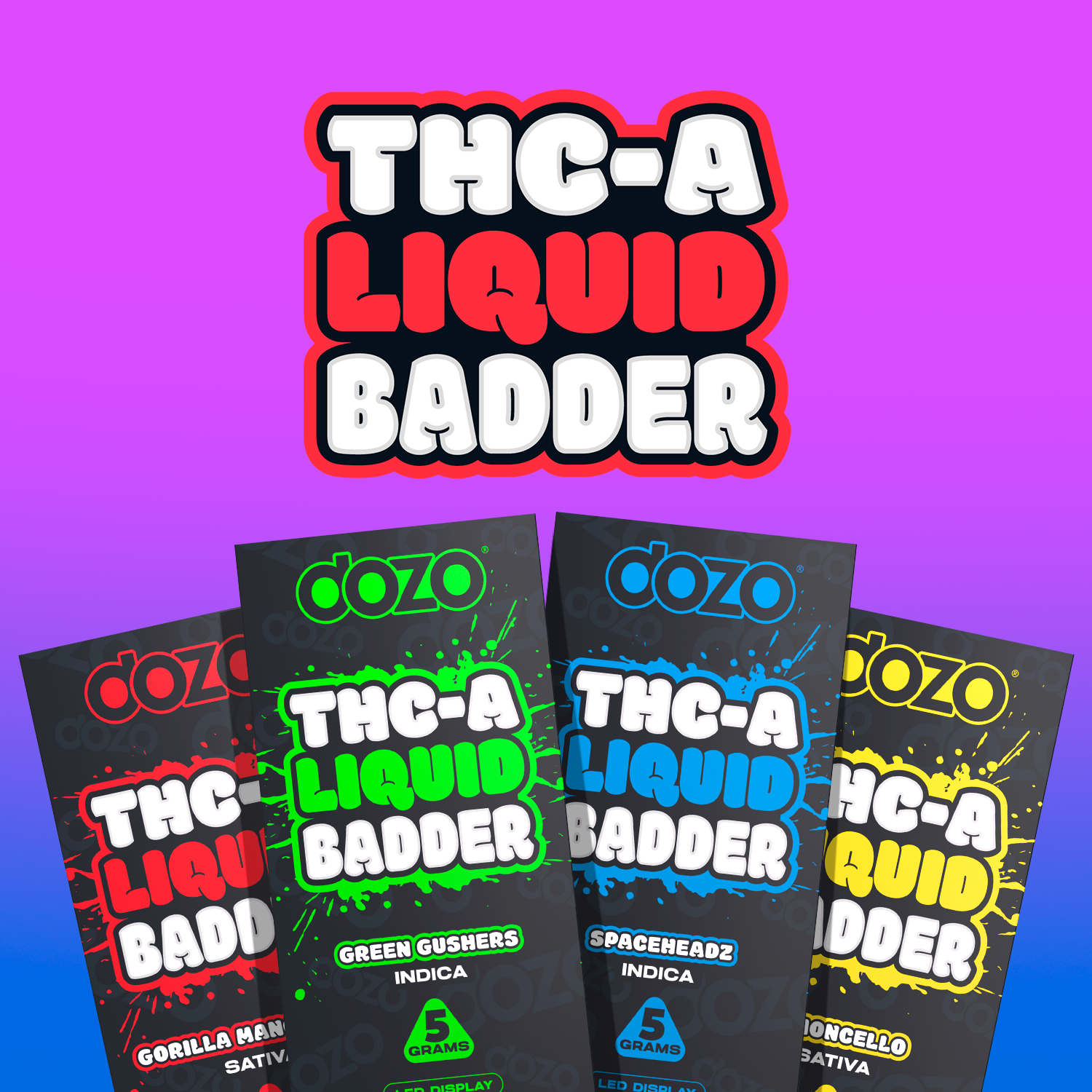 5g Dozo THC-A Liquid Badder – hippy-house.store