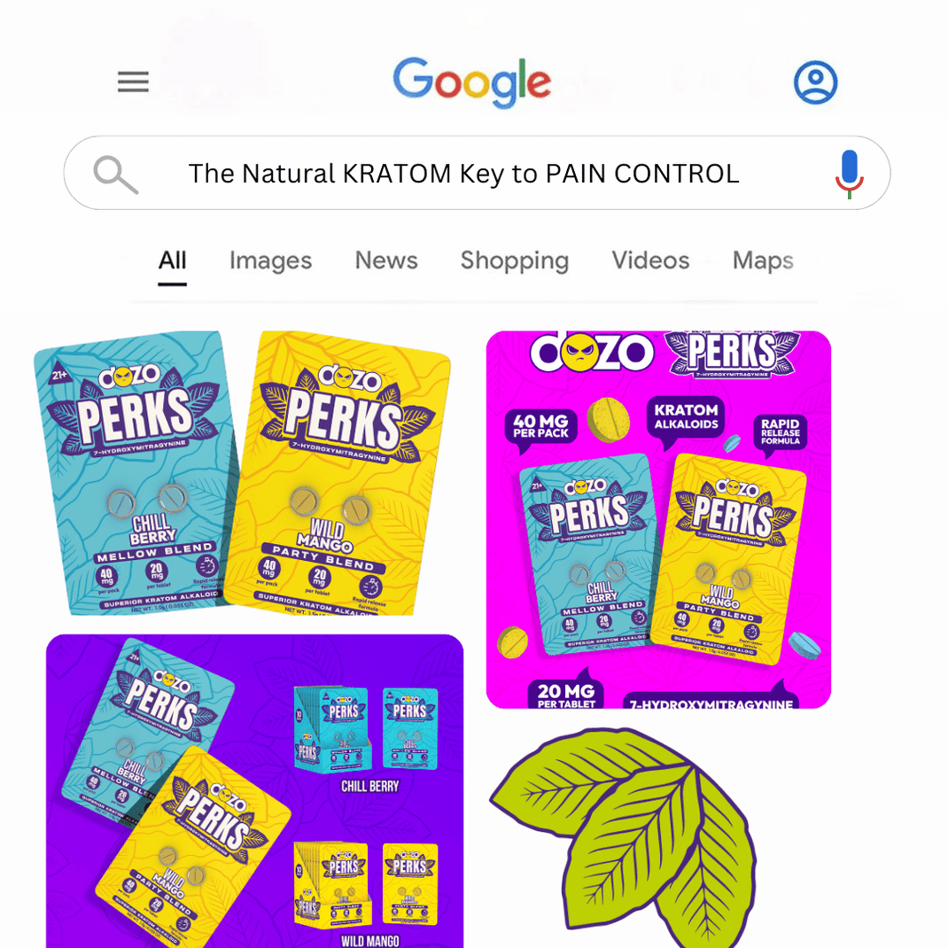 Dozo PERKS 7-HydroxyMitragynine 40mg - Tablets – hippy-house.store